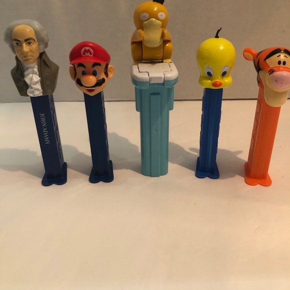 Other | 5 Pez Tweedy Tigger Mario Pokmon John Adams | Poshmark
